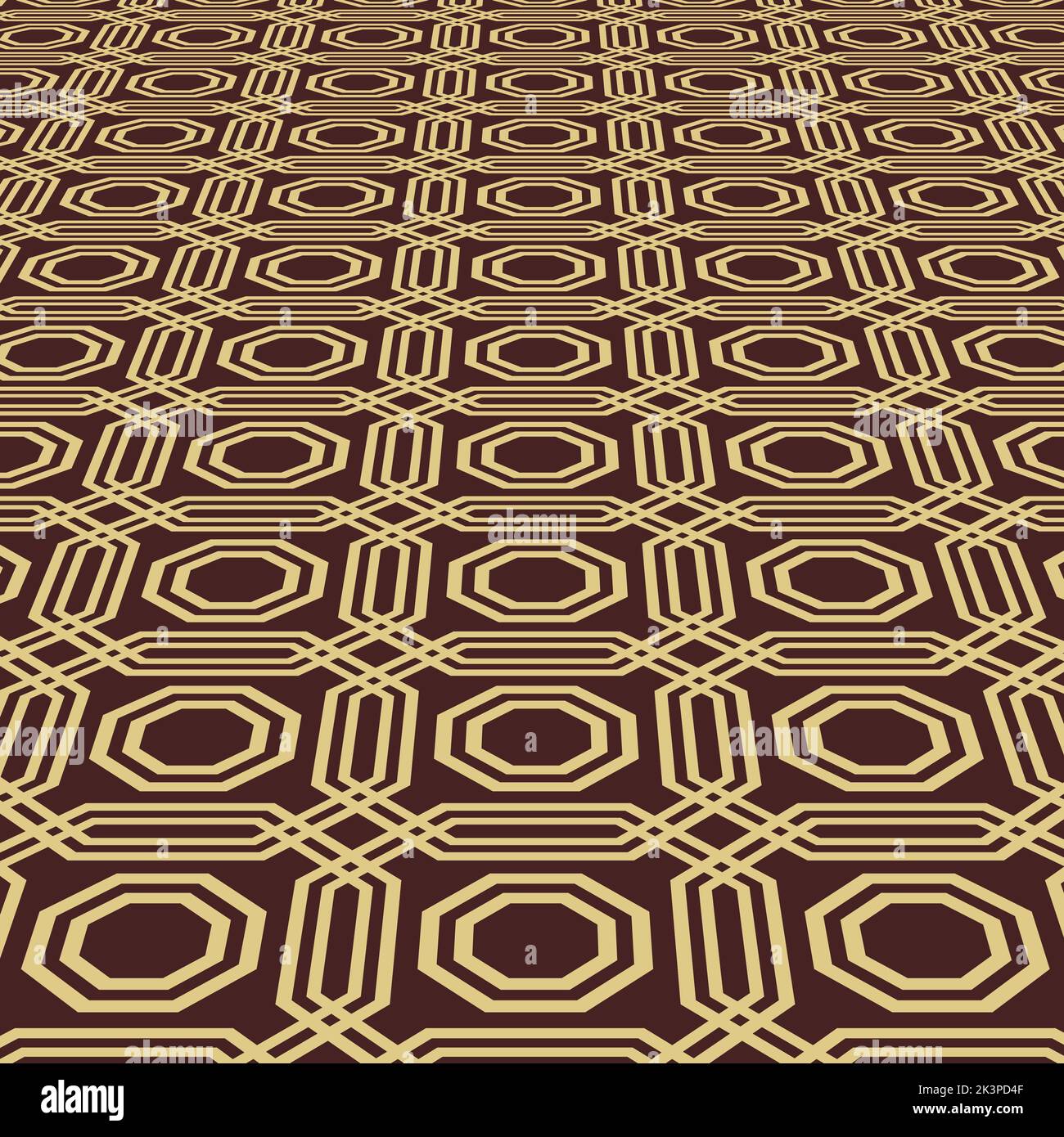 Modern vector brown and golden pattern. Geometric abstract texture ...