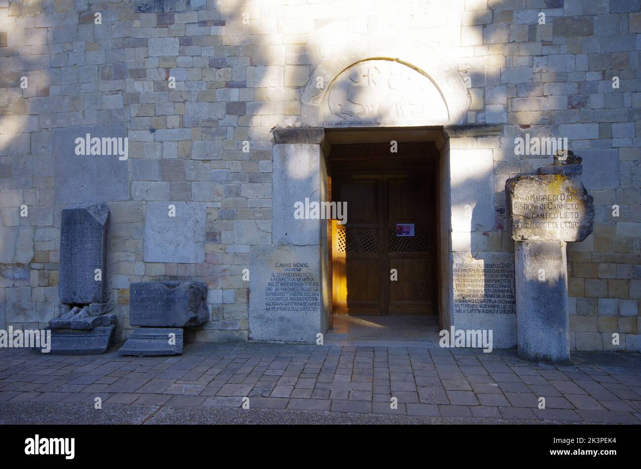 Sanctuary of Santa Maria di Canneto - Roccavivara - Molise - Detail of ...