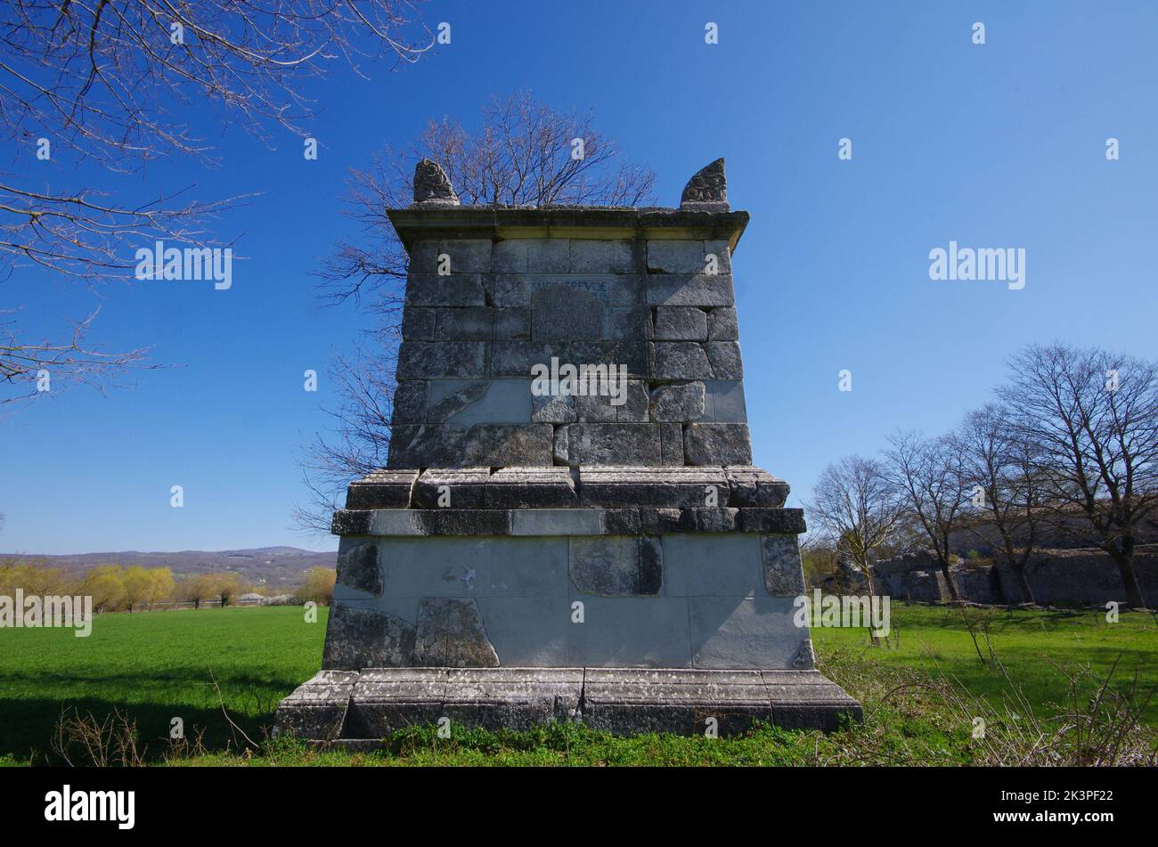 Sepino - Molise - Italy - Archaeological site of Altilia: Mausoleum of ...