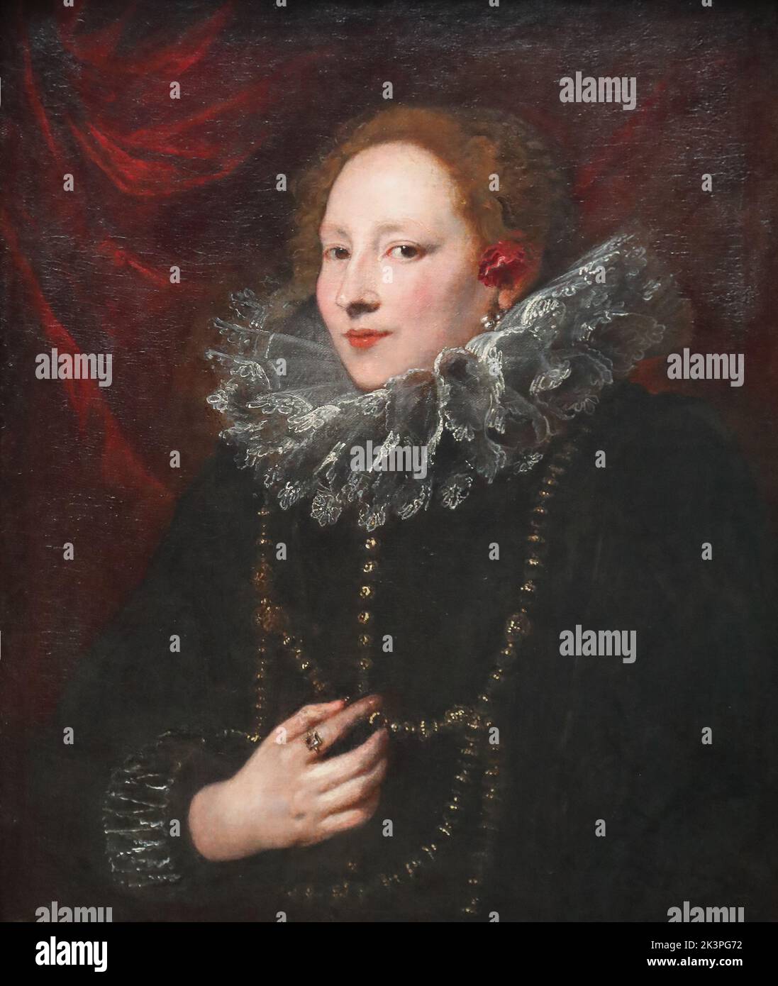 Portrait of a Woman by Flemish Baroque painter Anthony van Dyck at the ...