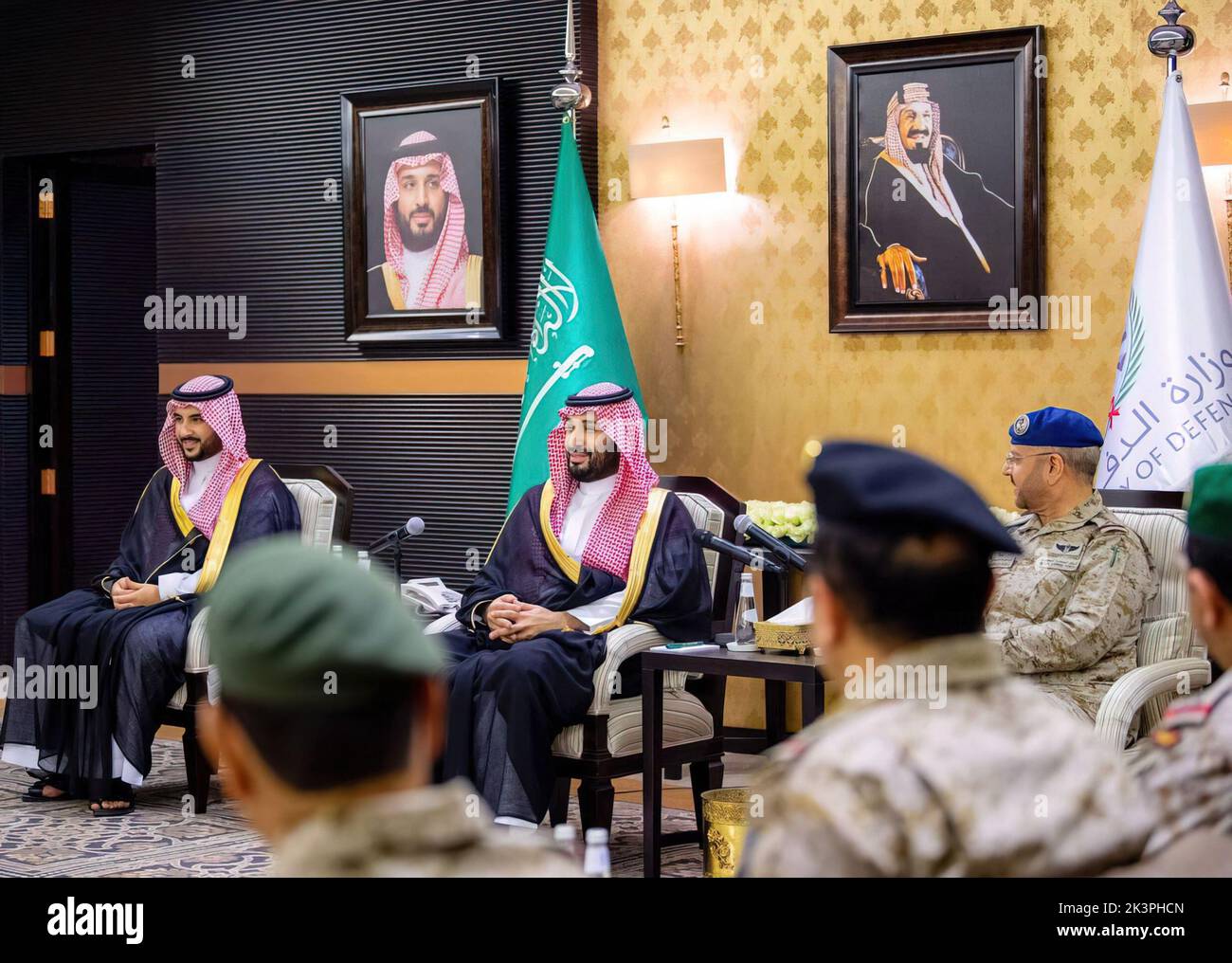 Jeddah, Saudi Arabia, September 27, 2022. Saudi Crown Prince Mohammed ...