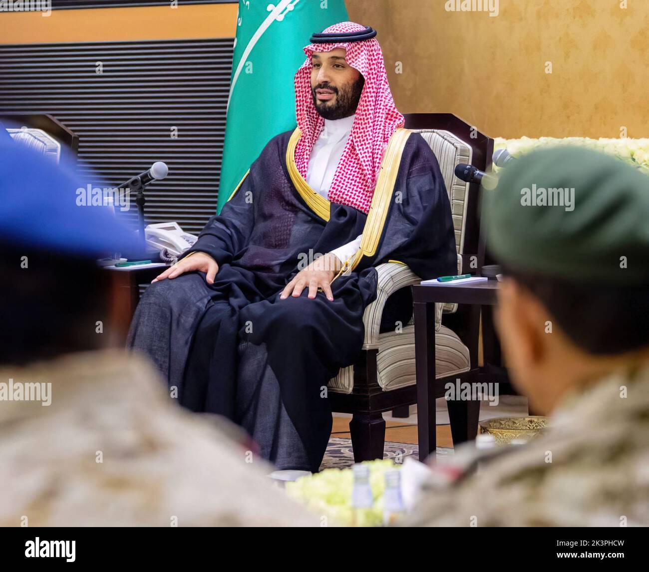 Jeddah, Saudi Arabia, September 27, 2022. Saudi Crown Prince Mohammed ...