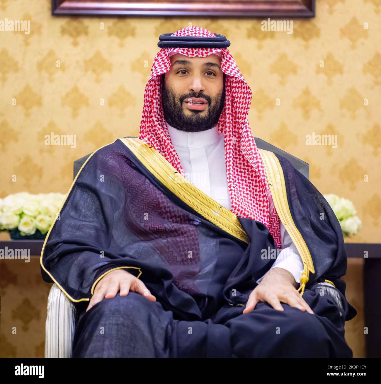 Jeddah, Saudi Arabia, September 27, 2022. Saudi Crown Prince Mohammed ...