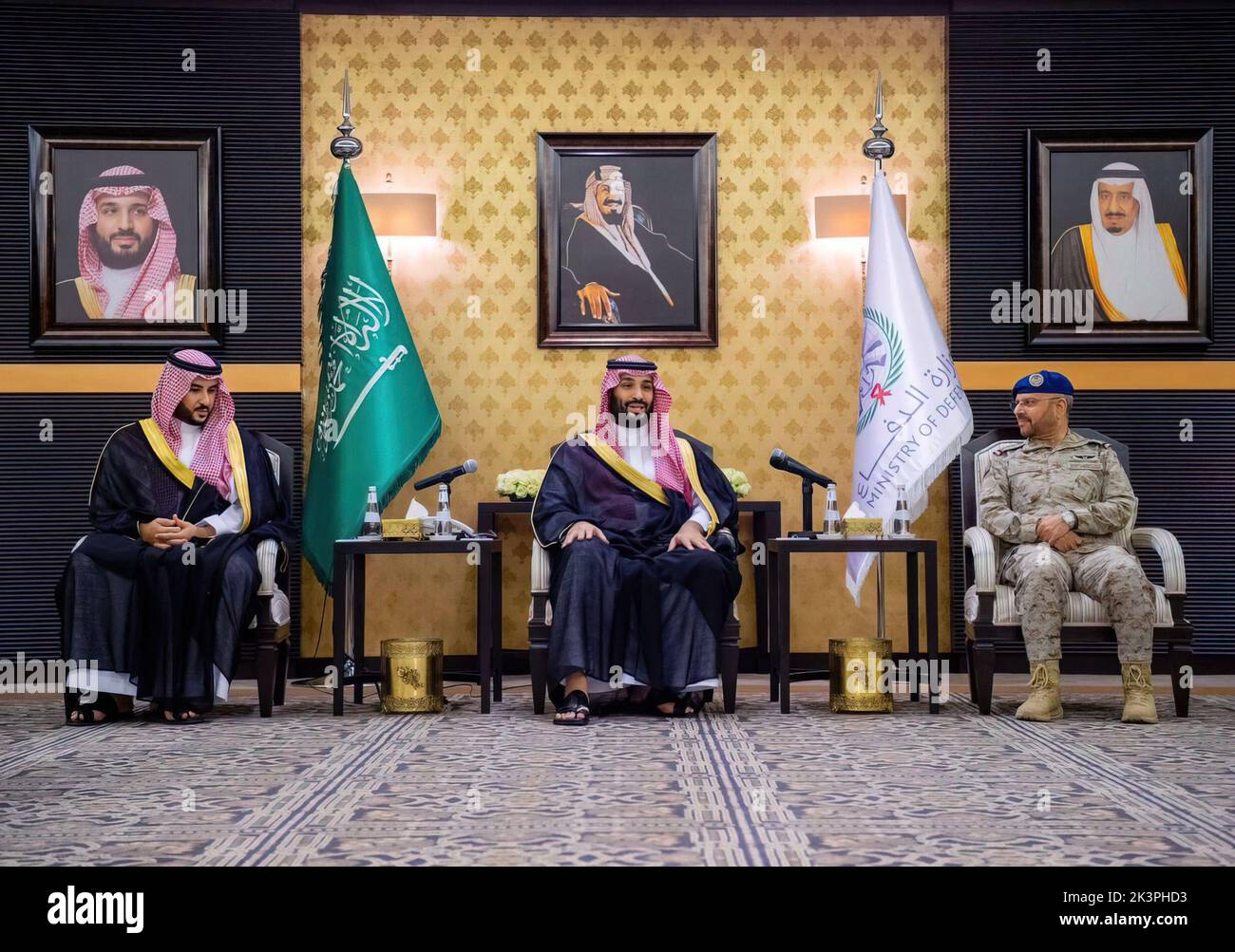 Jeddah, Saudi Arabia, September 27, 2022. Saudi Crown Prince Mohammed ...