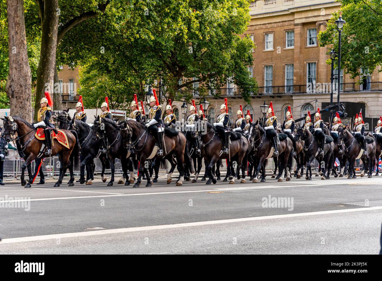 The Blues and Royals (Royal Horse Guards) Take Part In Queen Elizabeth ...