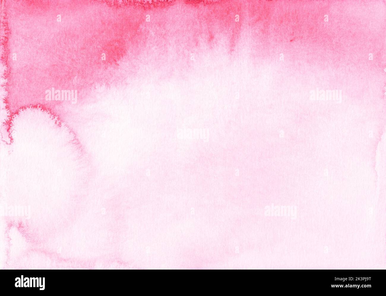 Watercolor pastel soft pink gradient background painting. Watercolour ...