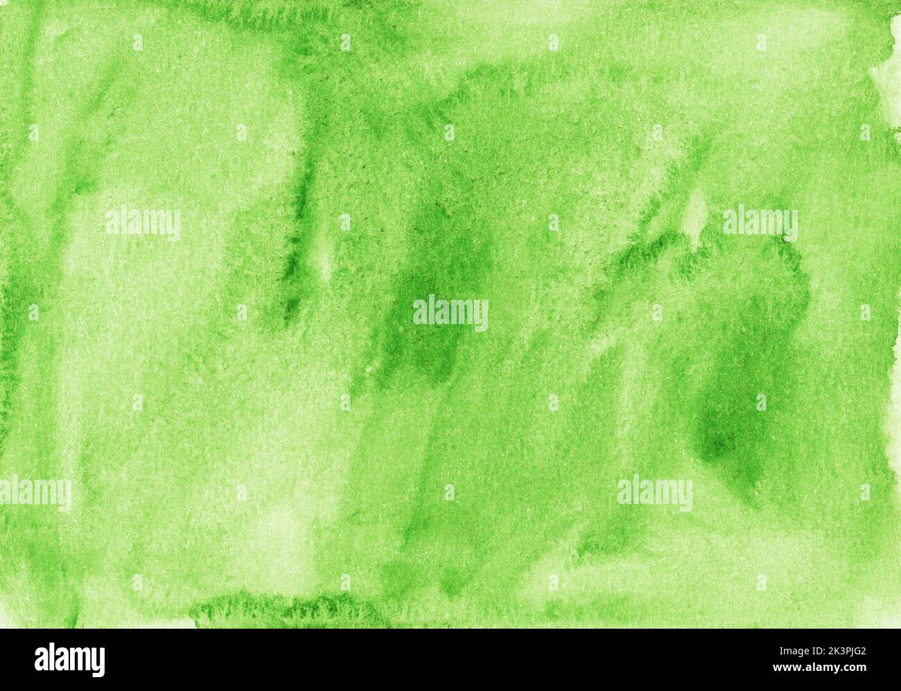 Watercolor light green background texture. Aquarelle kelly green color ...