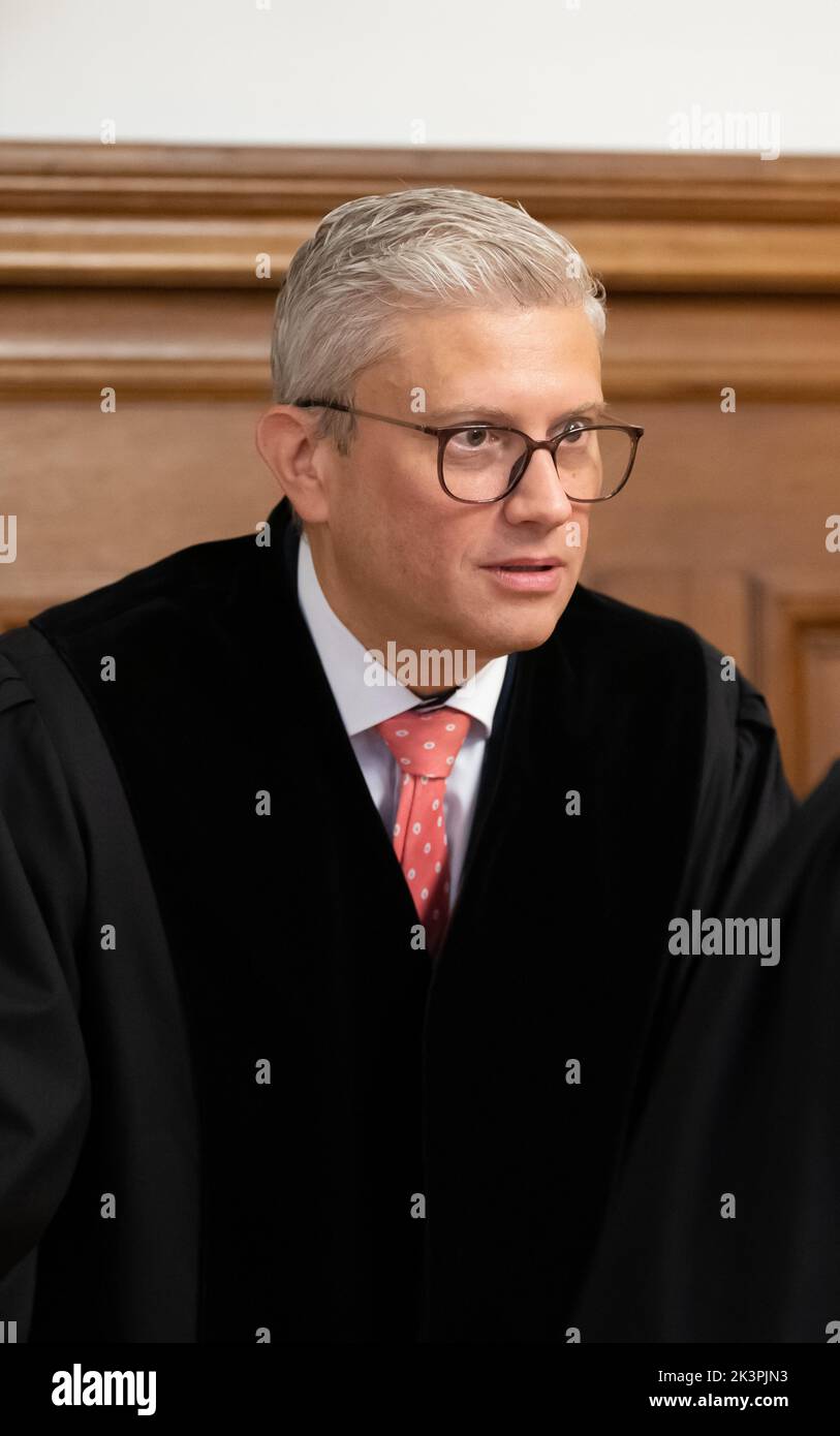 Rottweil, Germany. 28th Sep, 2022. Rüdiger Mack, attorney for the ...