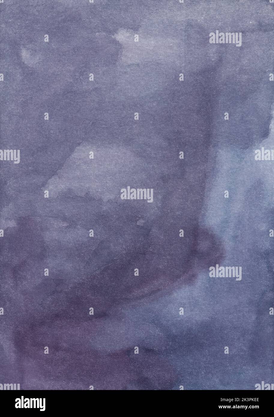 Watercolor dirty blue dark background texture. Old aquarelle deep blue ...