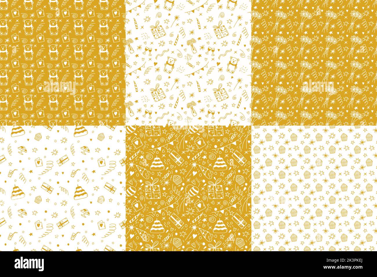 Gift in wrapping paper girl Stock Vector Images - Alamy