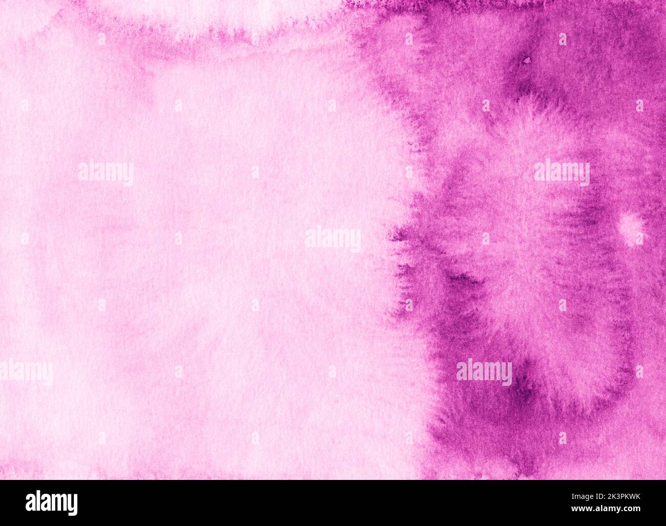 Watercolor crimson and white gradient background. Stains on paper Stock ...