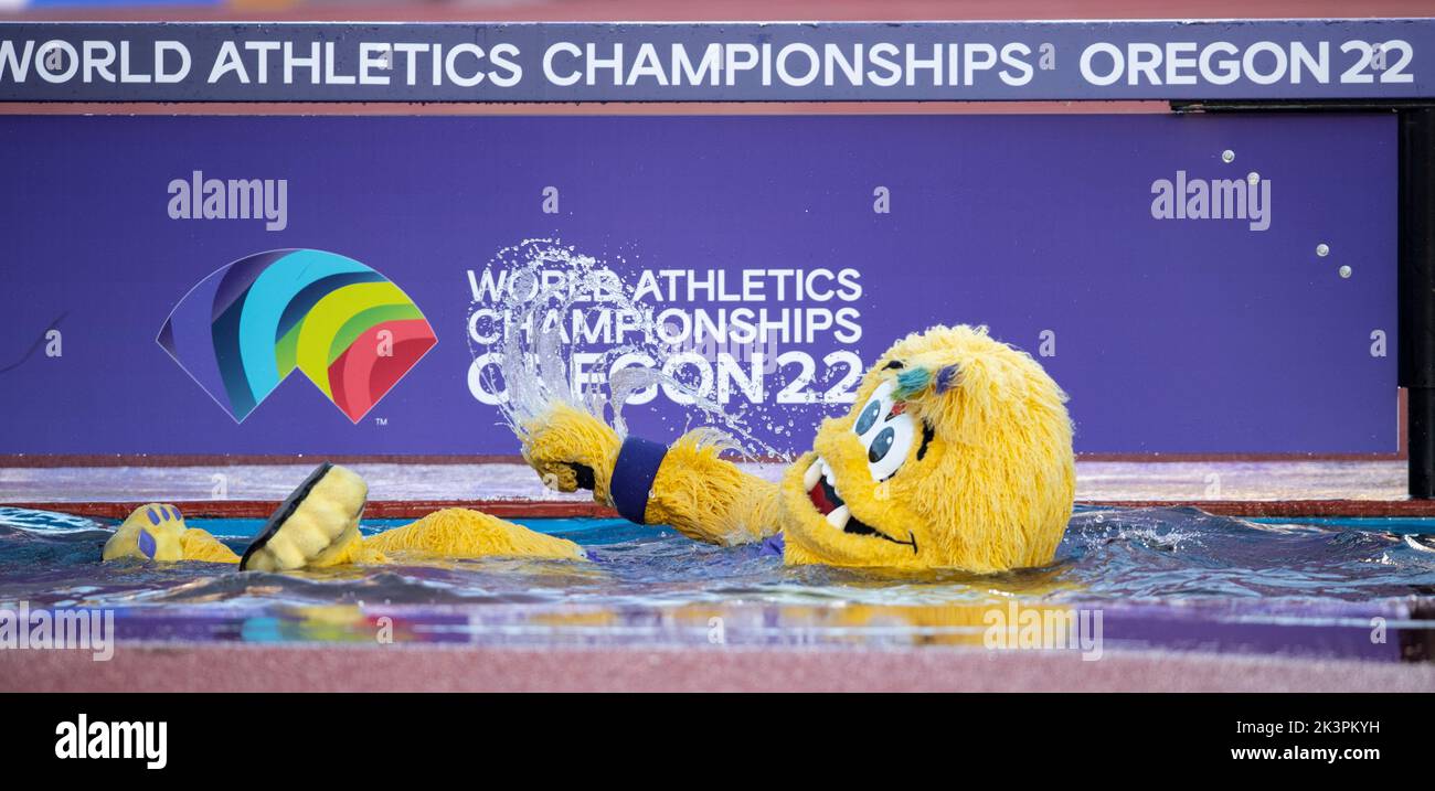 Legend games mascot for the World Athletics Championships, Hayward ...