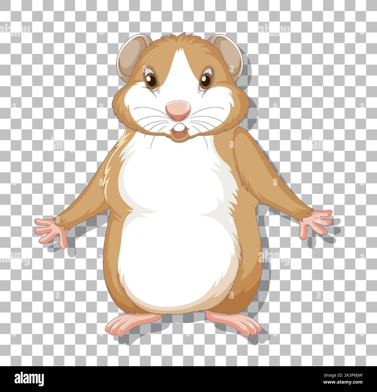 Hamster in cartoon style illustration Stock Vector Image & Art - Alamy