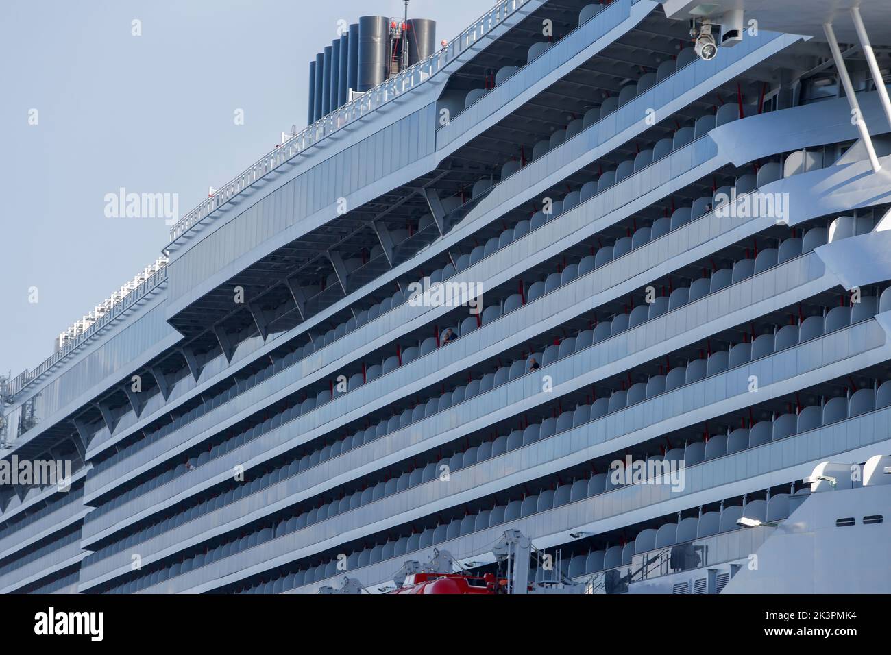 La Coruna-Spain. The cruise ship "Valiant Lady" operated by Virgin ...