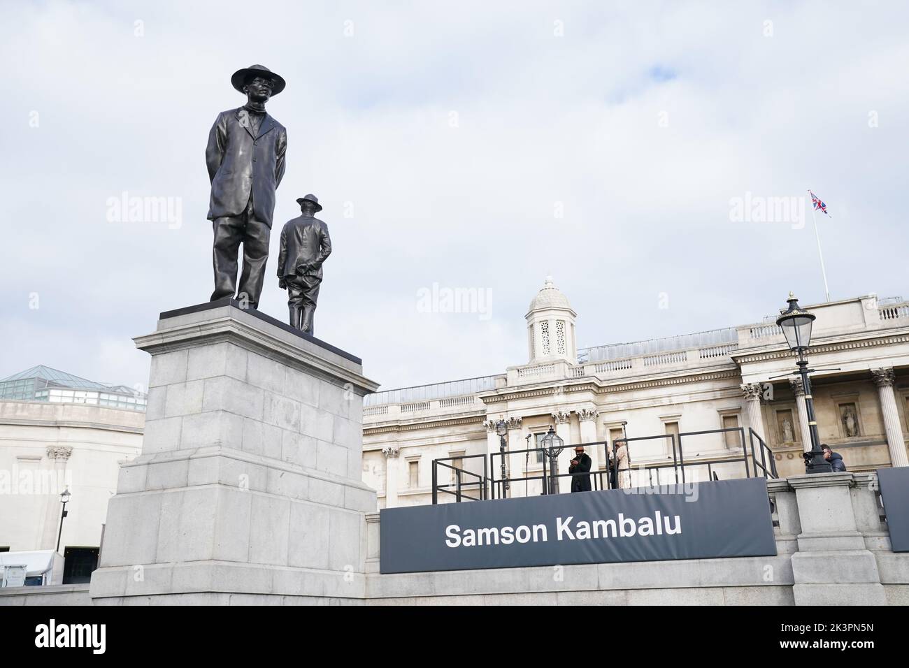Antelope, a new work by Malawi-born artist Samson Kambalu which depicts a 1914 photograph of ...