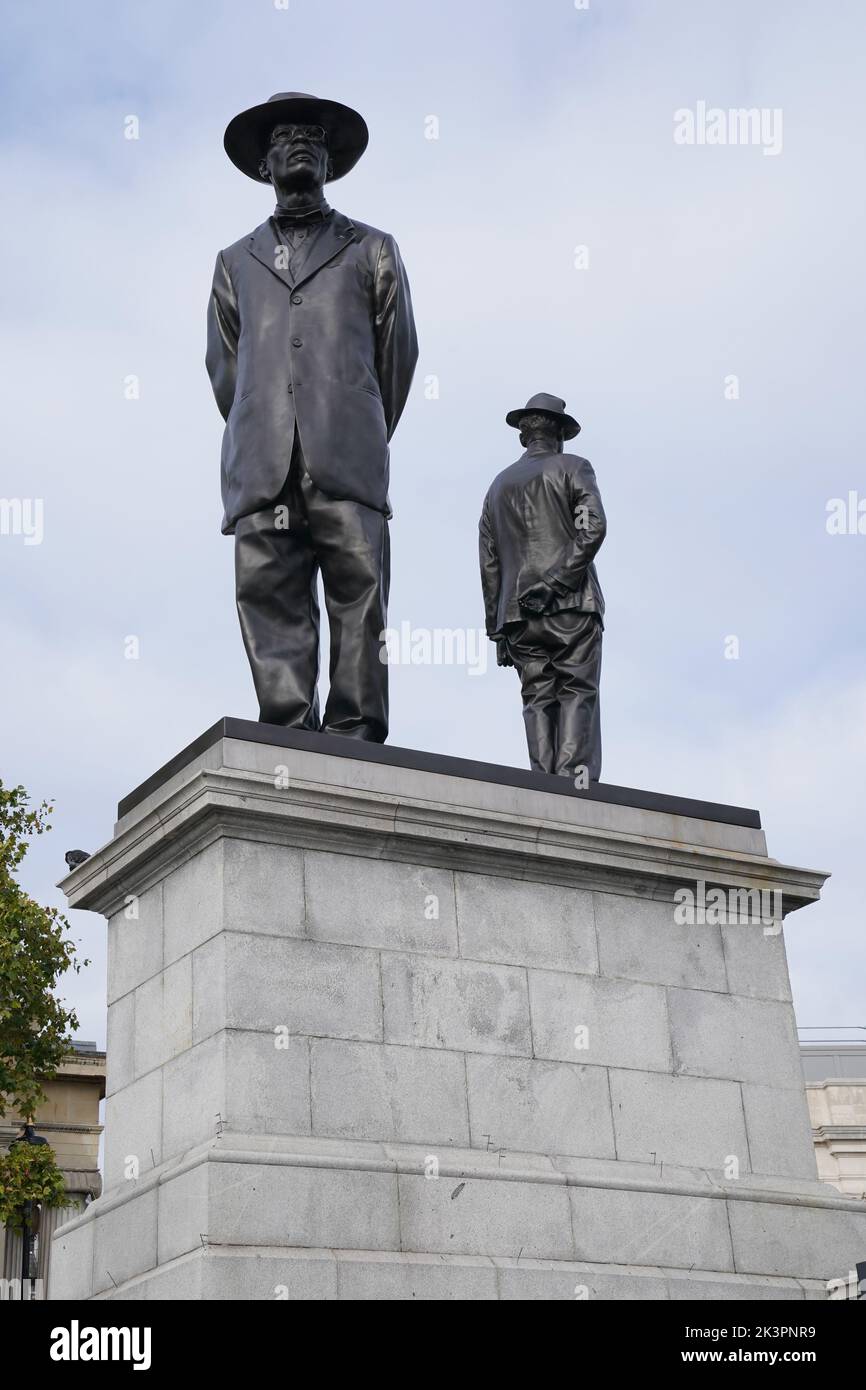 Antelope, a new work by Malawi-born artist Samson Kambalu which depicts a 1914 photograph of ...