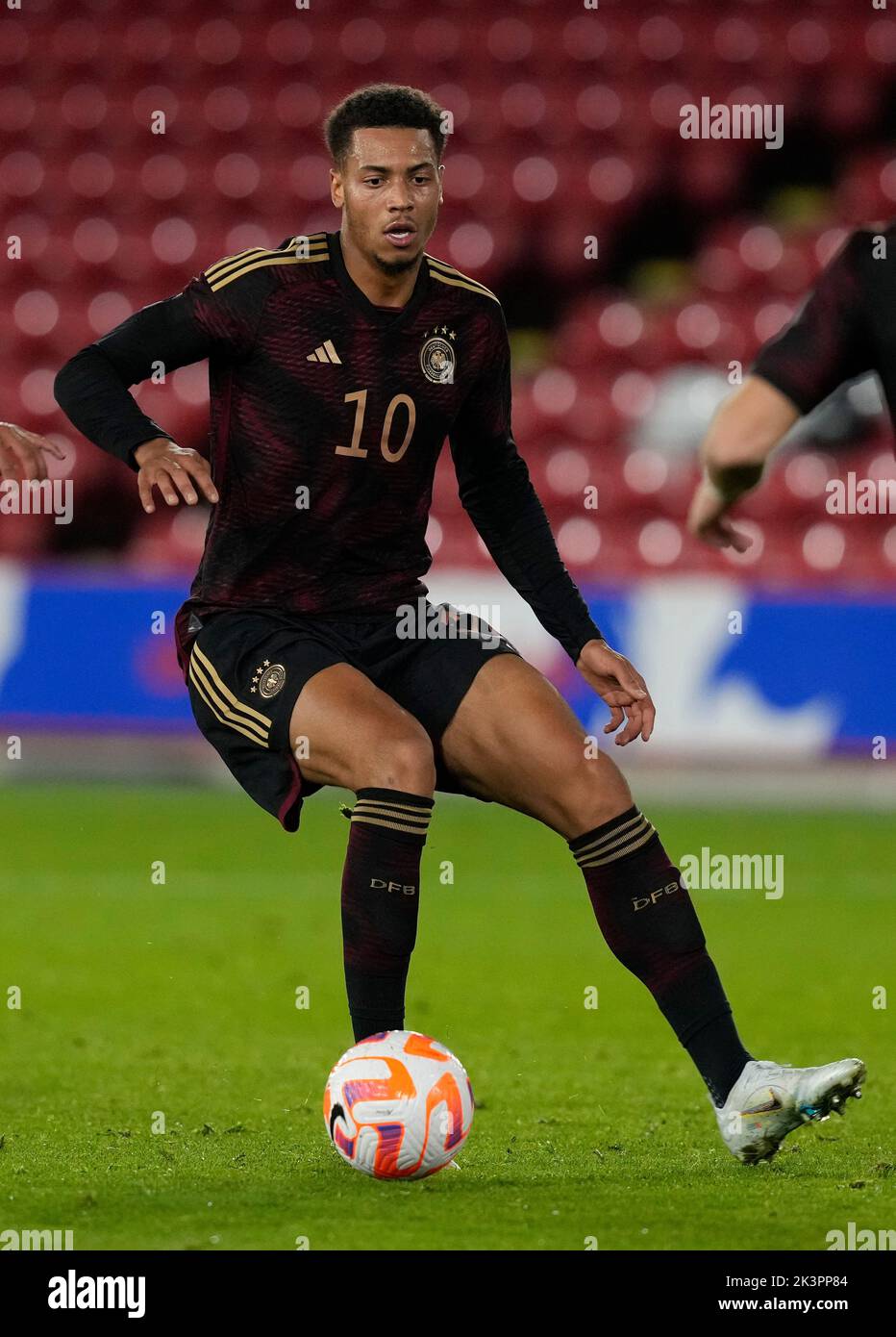 Sheffield, England, 27th September 2022. Felix Nmecha of Germany during ...