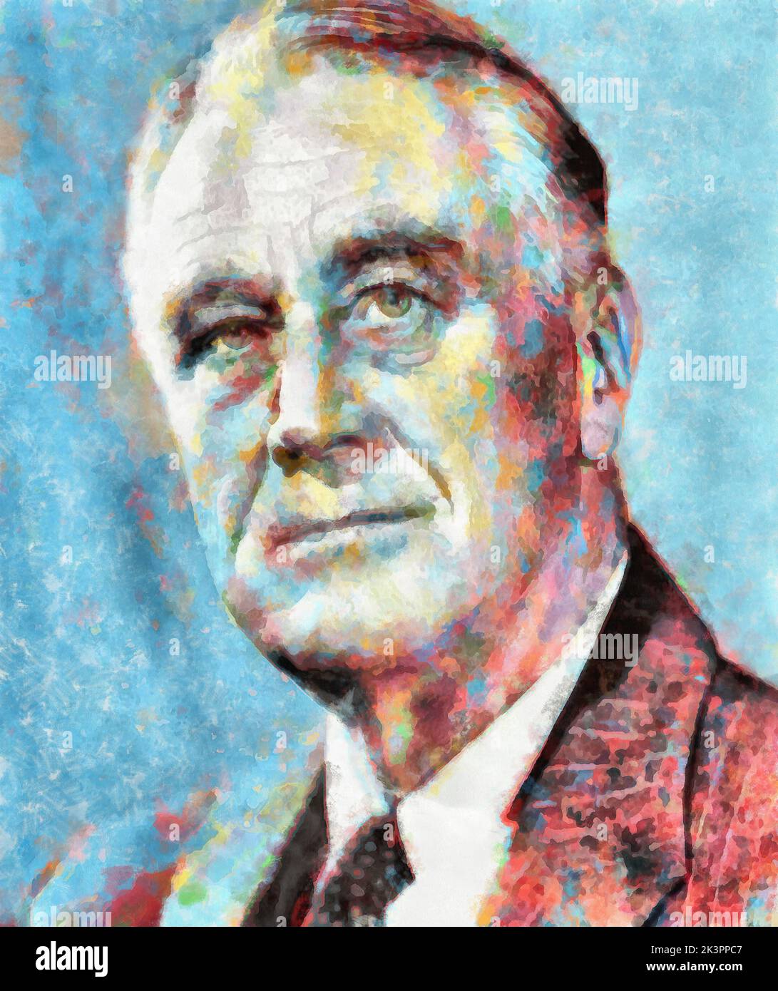 Franklin delano roosevelt illustration hi-res stock photography and ...