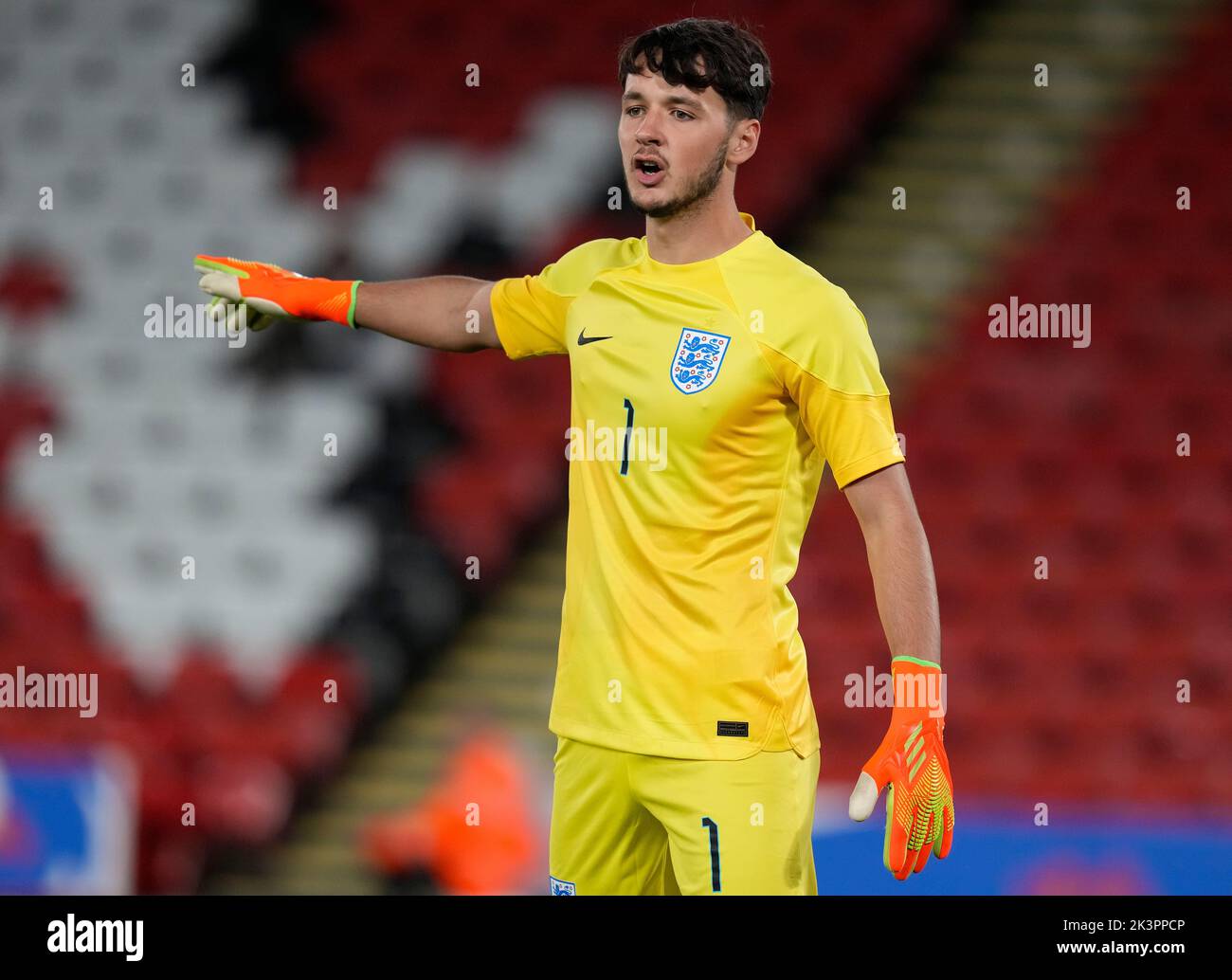 Sheffield, England, 27th September 2022. James Trafford of England ...