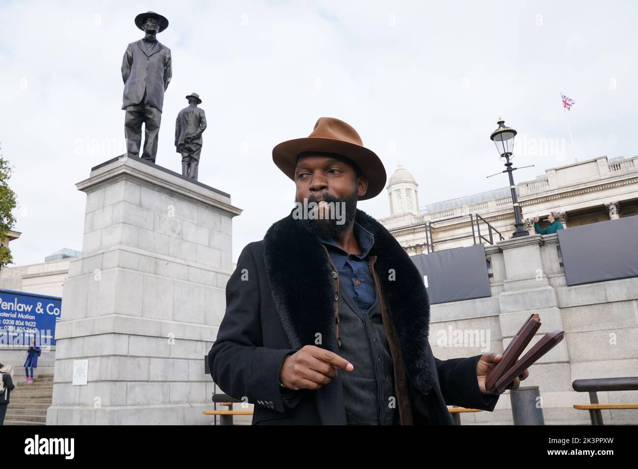 Artist Samson Kambalu unveils his artwork entitled, Antelope on the ...