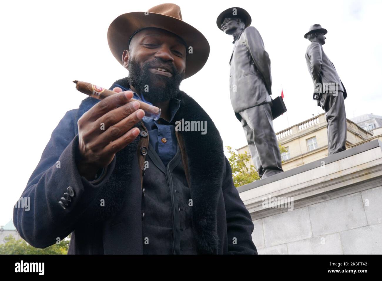 Artist Samson Kambalu unveils his artwork entitled, Antelope on the ...