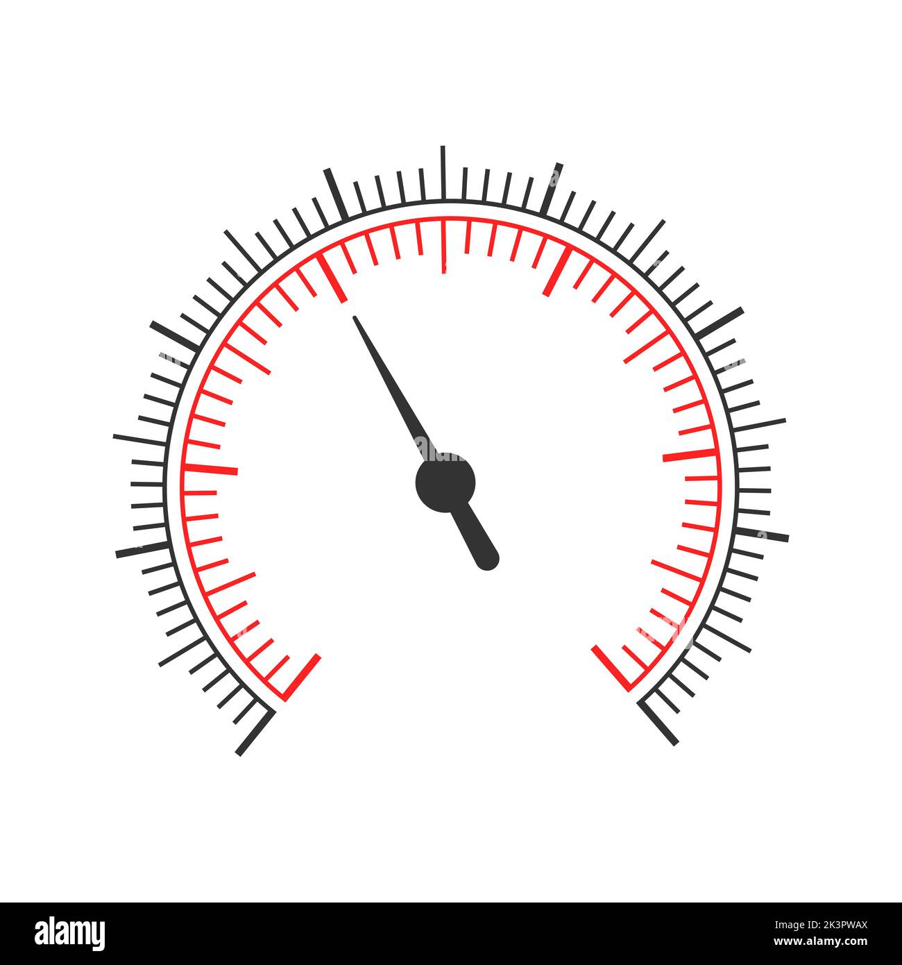 Gauge Dashboard Template With Two Round Charts And Arrows 360 Degree Scale Of Measuring Tool
