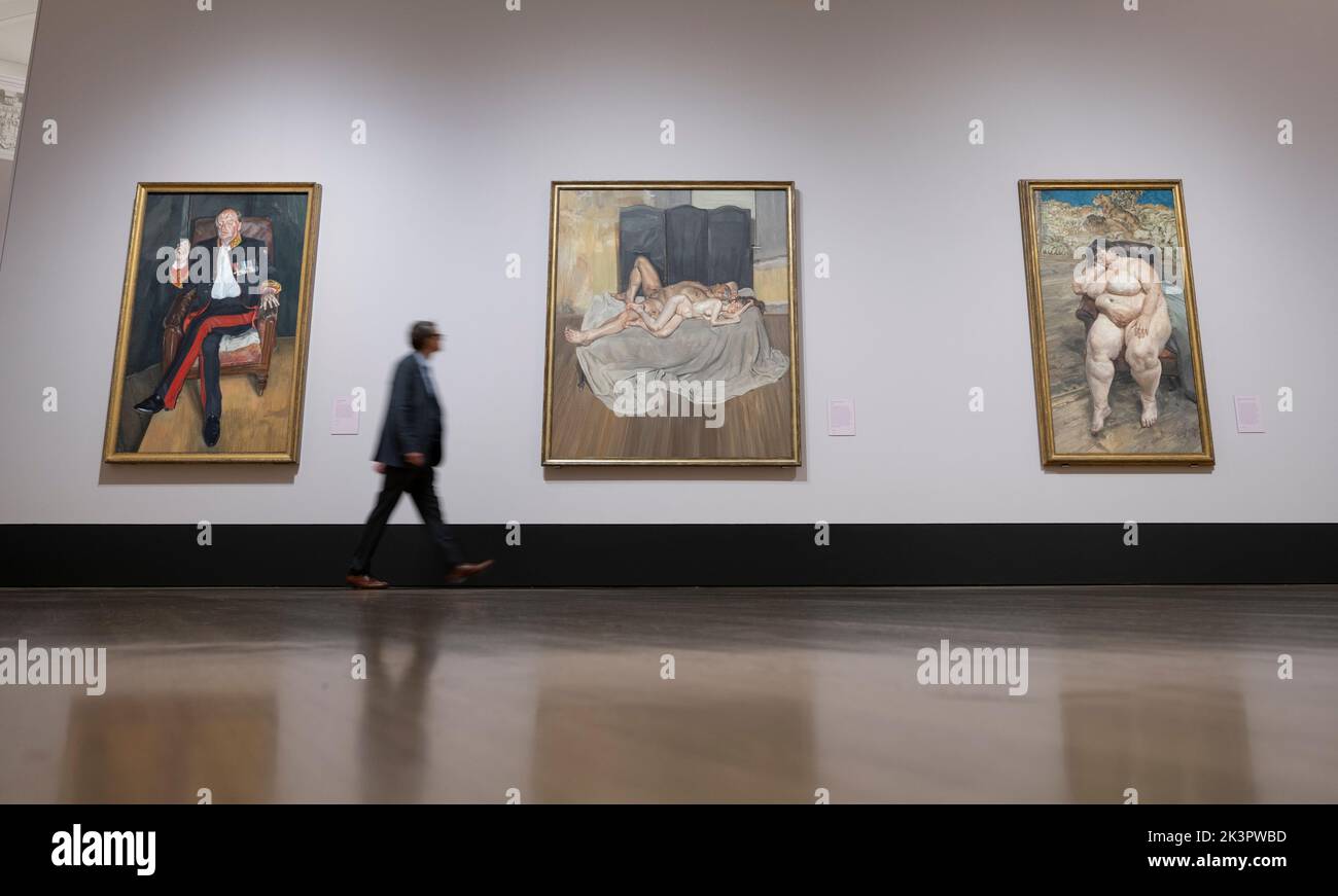 National Gallery, London, UK. 26 September 2022. Lucian Freud: New ...
