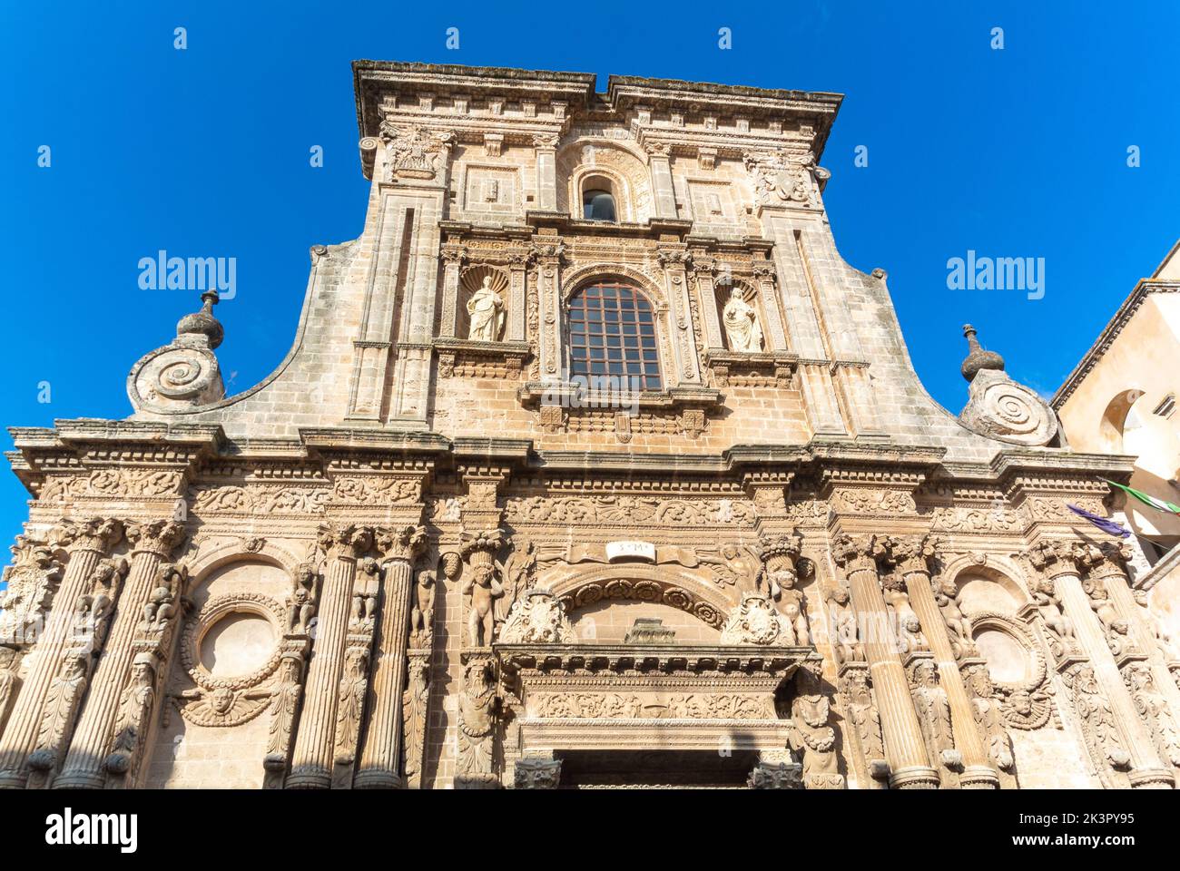 The facade of Chiesa di San Domenico: a baroque architecture, Nardo ...