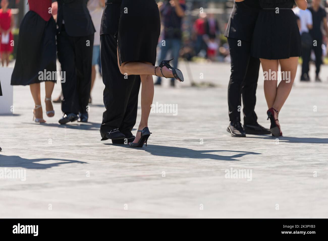 Couple feet high heels hi-res stock photography and images - Alamy
