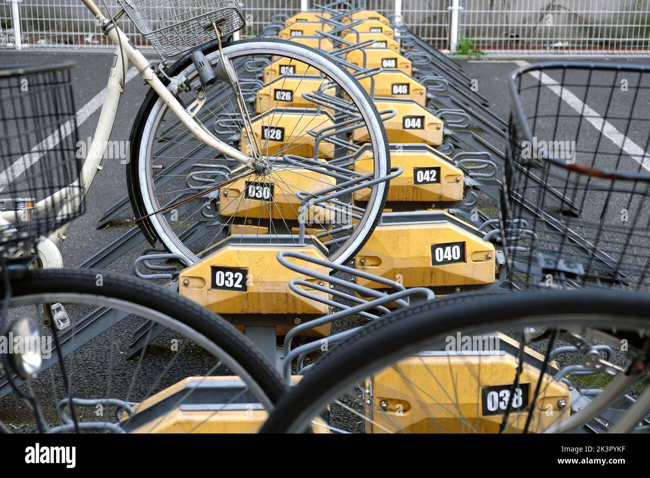 image of Paid bicycle parking Stock Photo - Alamy
