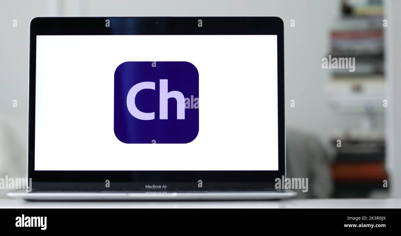 The logo of Adobe Character Animator (Ch) program developed by Adobe on ...