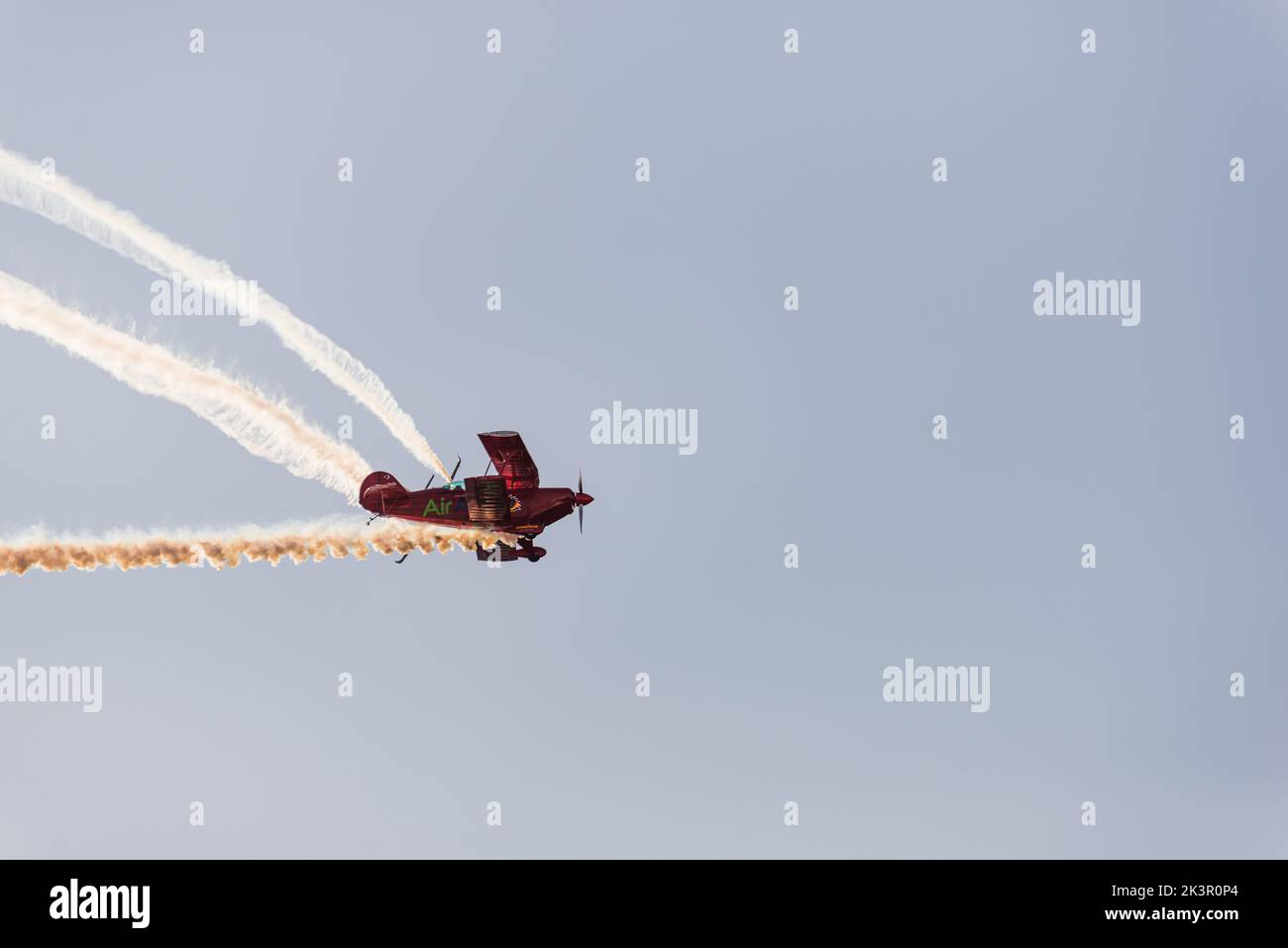 Izmir, Turkey - September 9, 2022: Turkey's first woman acrobatics ...