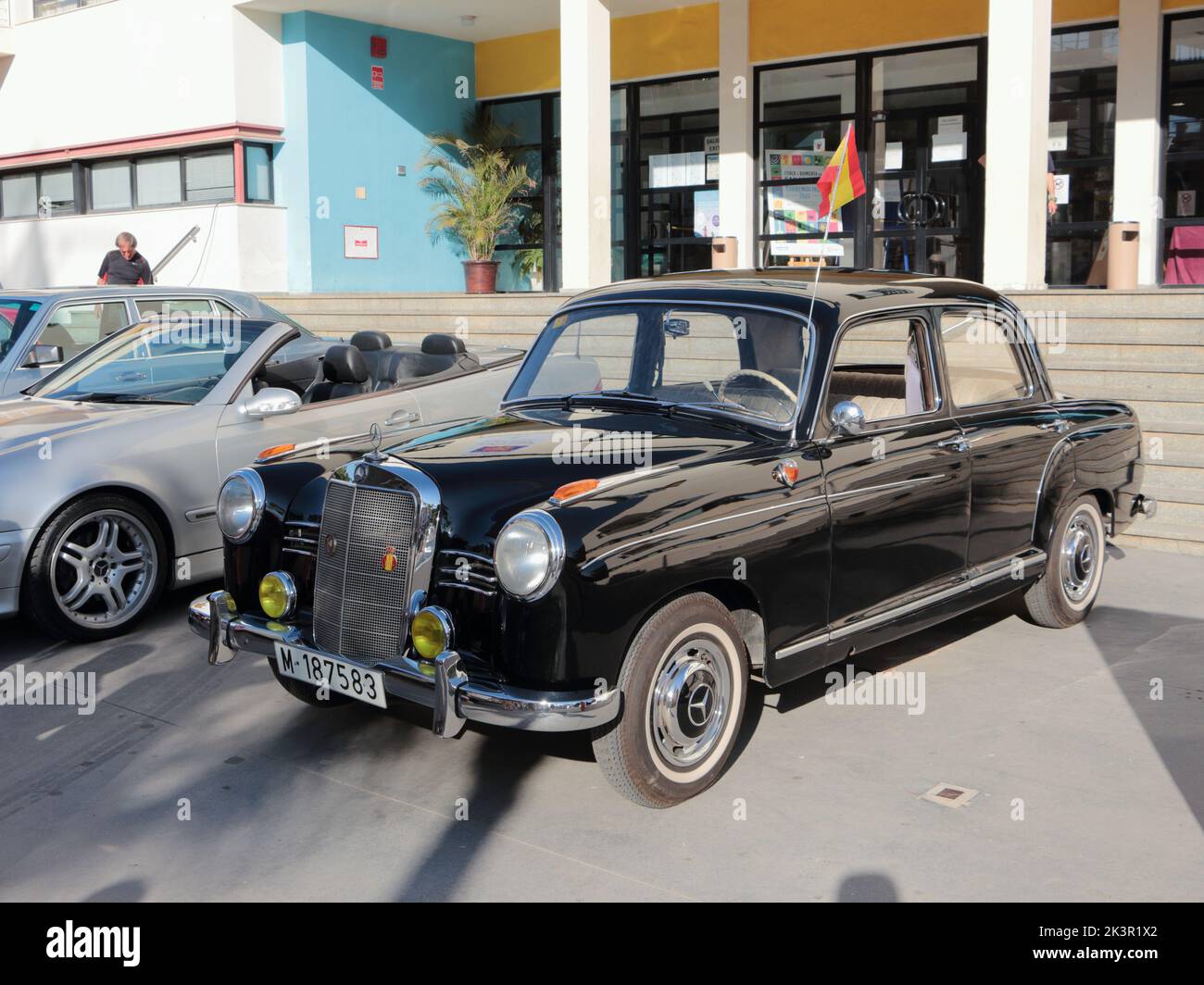 Mercedes-Benz W120 180D at classic car meeting in Torremolinos, Malaga ...