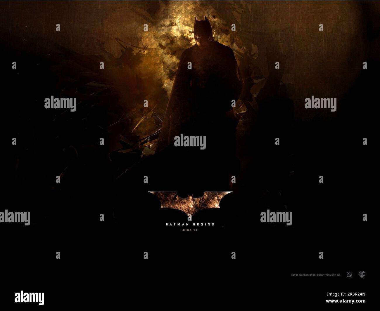 Batman begins movie poster hi-res stock photography and images - Alamy