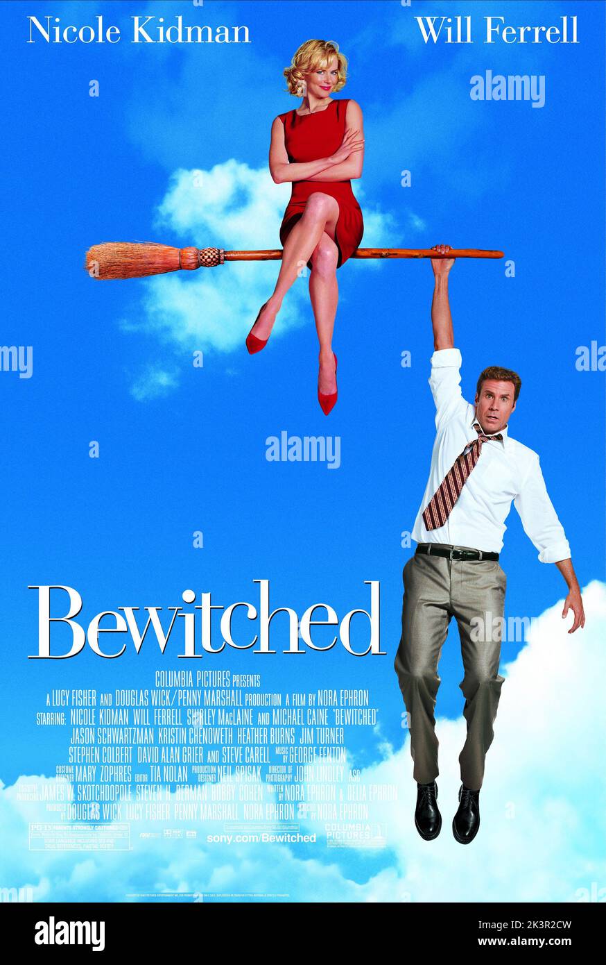 Nicole Kidman & Will Ferrell Film Poster Film: Bewitched (USA 2005 ...