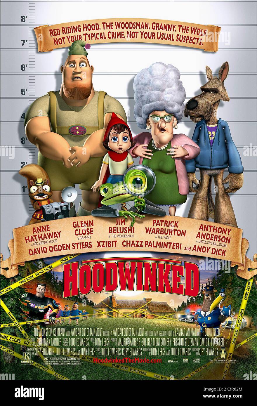 Twitchy, The Woddsman, Red, Nicky Flippers, Granny & The Wolf Poster ...