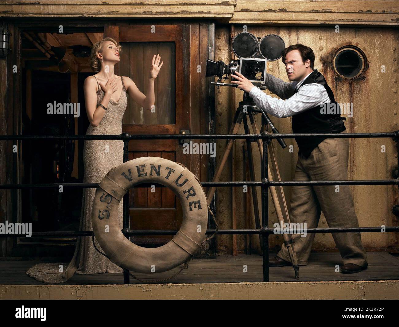 Naomi Watts & Jack Black Film: King Kong 2005 Promotional & Production ...