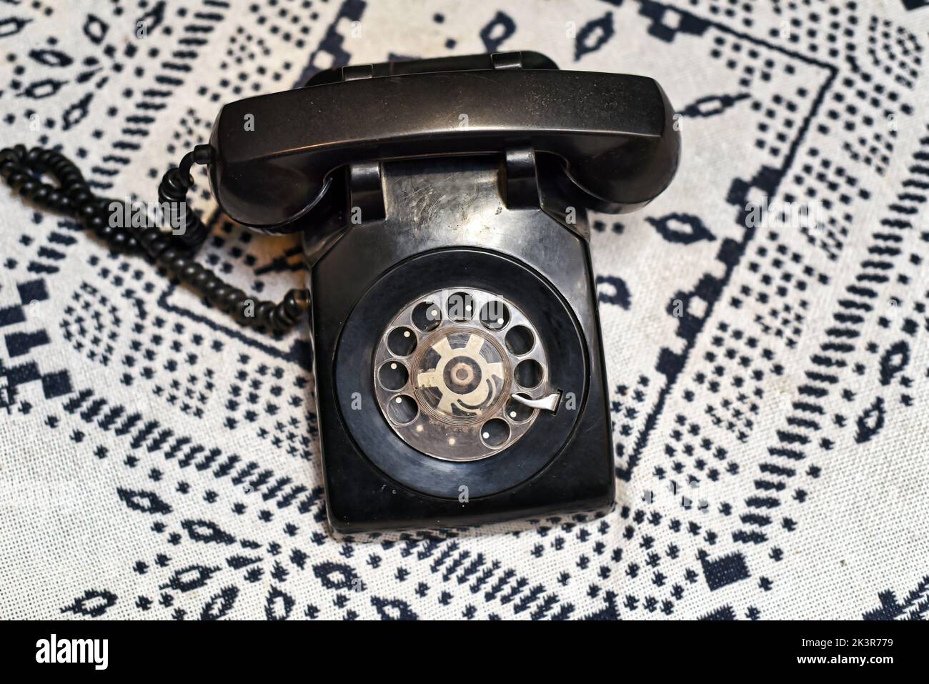 Antique phone table hi-res stock photography and images - Alamy