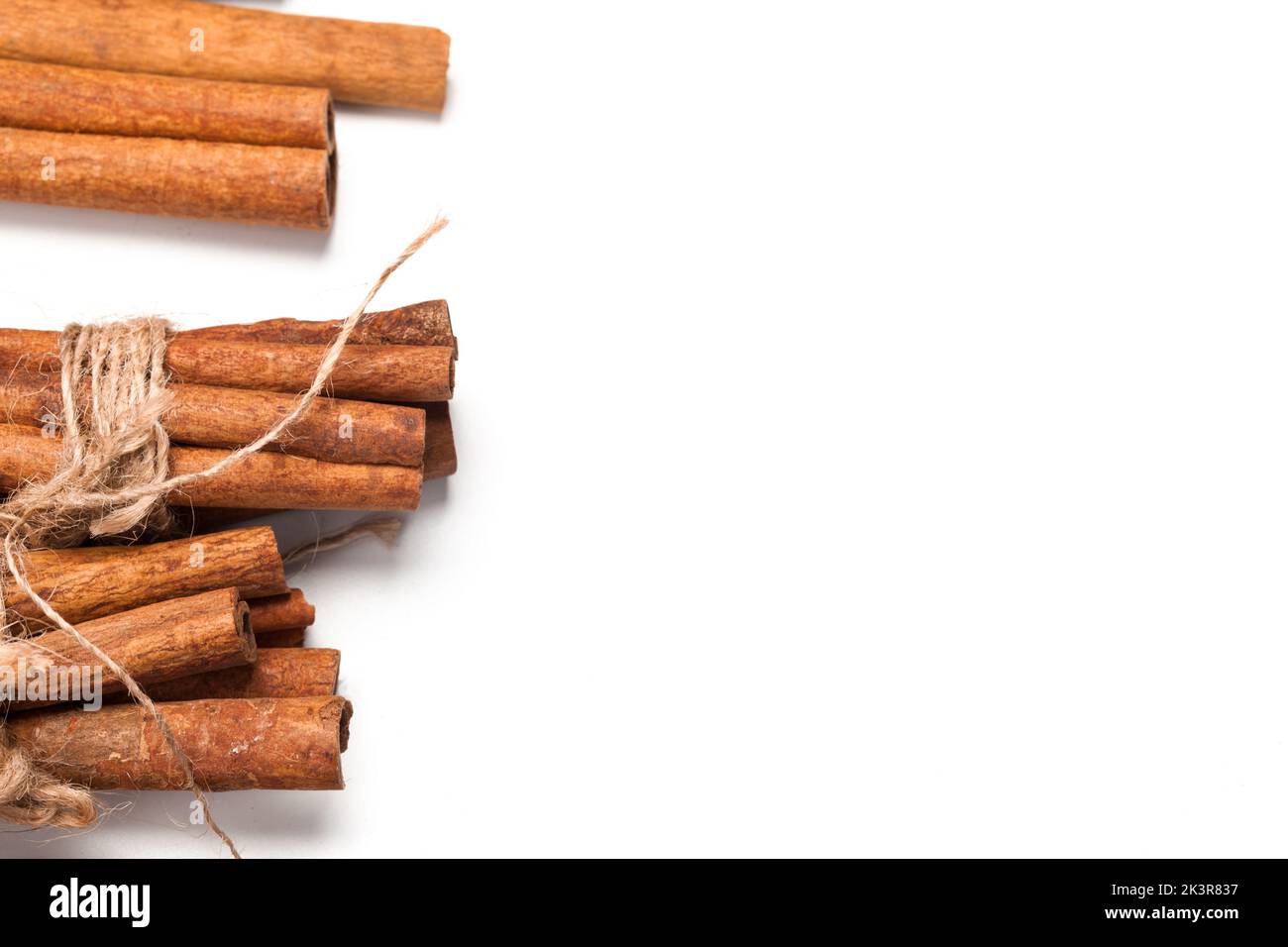 cinnamon isolated on white background Stock Photo - Alamy