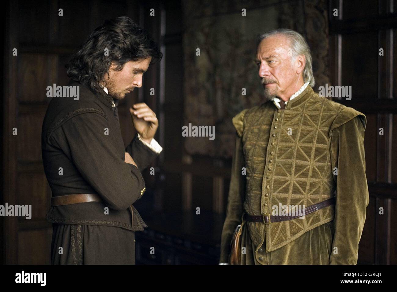 Christian Bale & Christopher Plummer Film: The New World (USA/UK 2005 ...