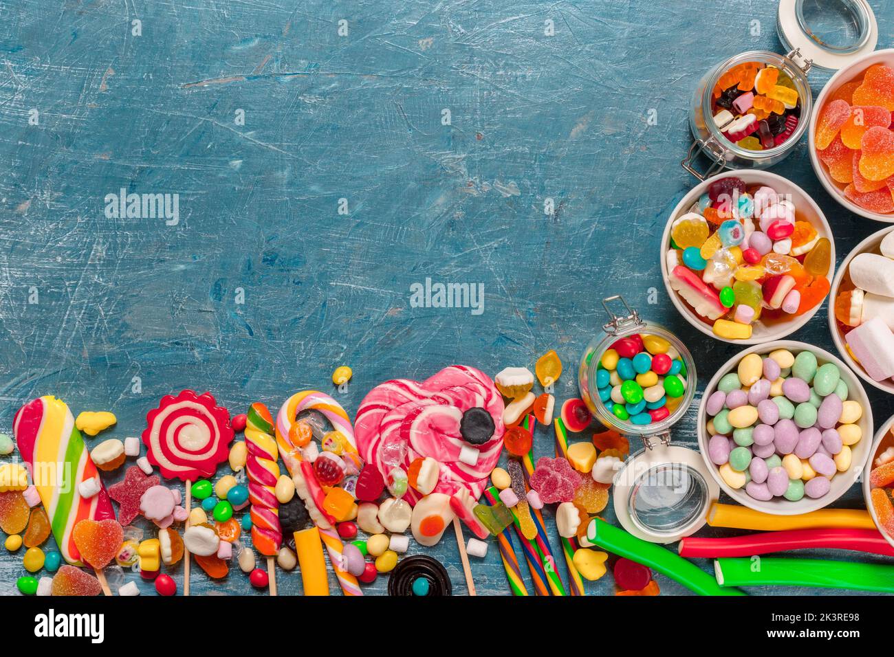 Colorful Candies mixed Stock Photo - Alamy