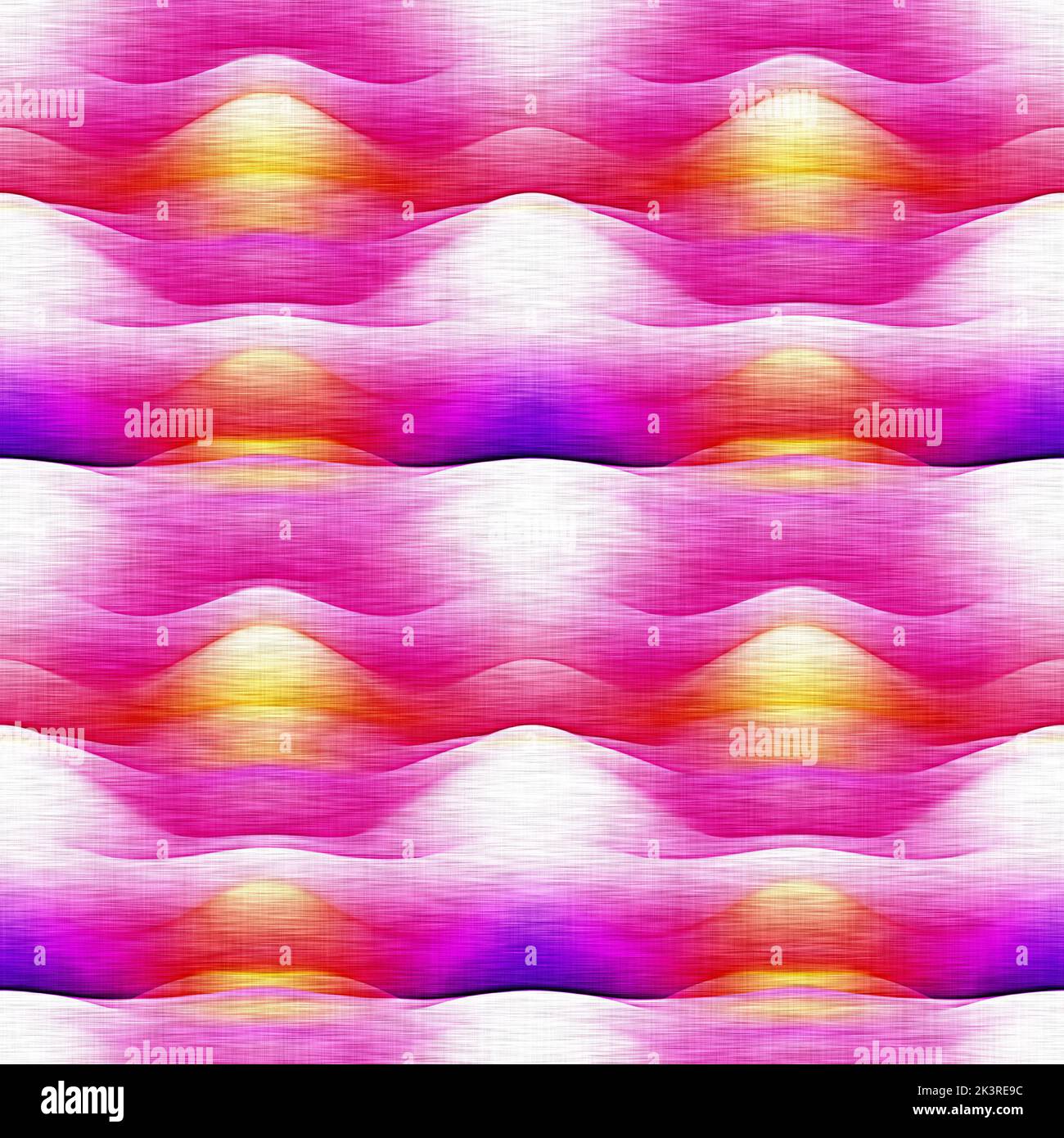 Retro tie dye bright pattern. Playful vintage pink shibori wallpaper ...