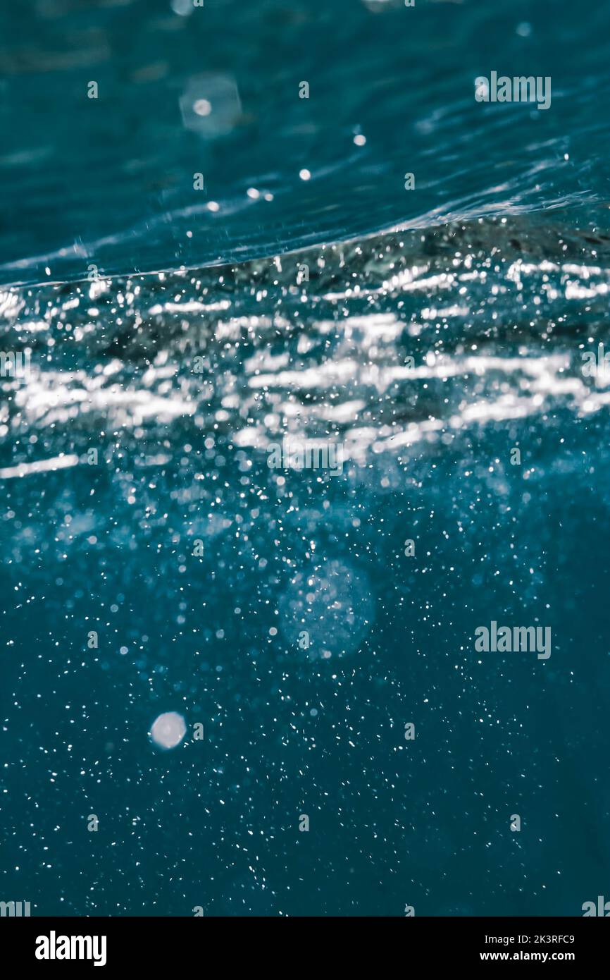 Underwater blue background hi-res stock photography and images - Alamy