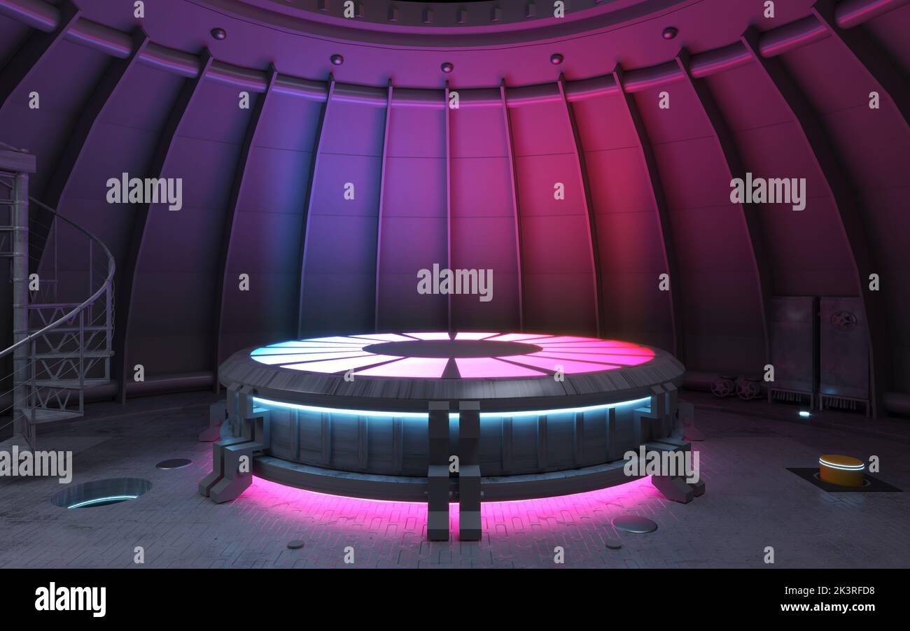 Nuclear reactor or power generator in a bunker Stock Photo - Alamy