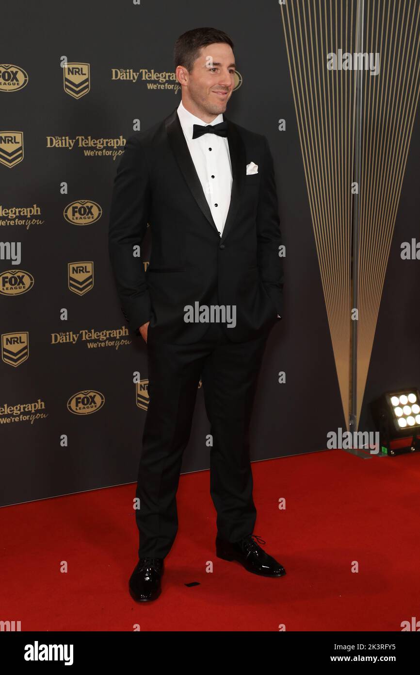 Sydney, Australia. 28th September 2022. Ben Hunt arrives on the red ...