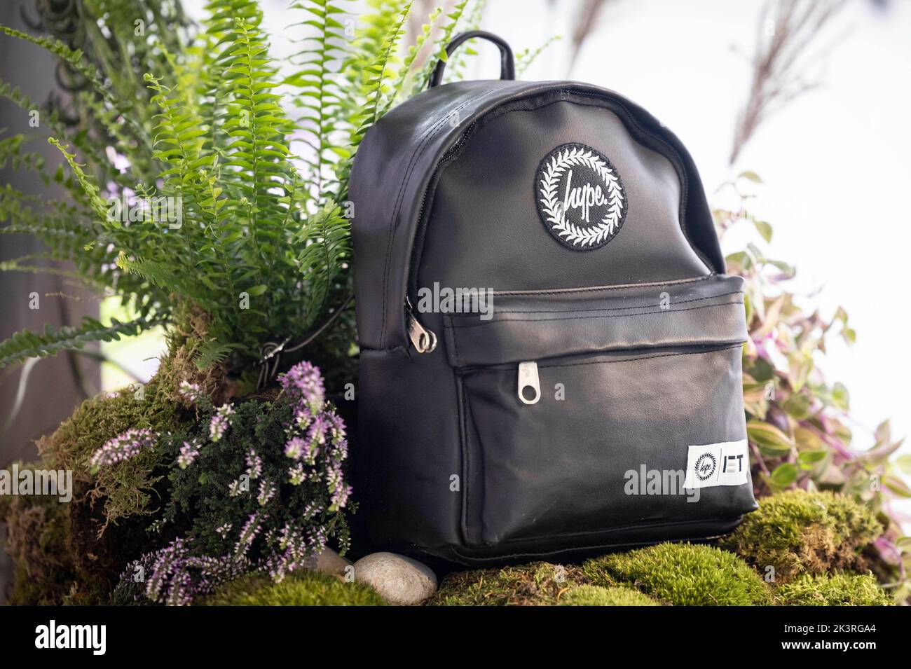 EDITORIAL USE ONLY The world's first biodegradable school backpack ...