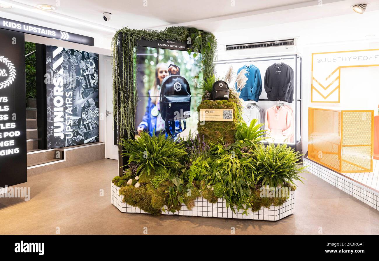 EDITORIAL USE ONLY The world's first biodegradable school backpack ...