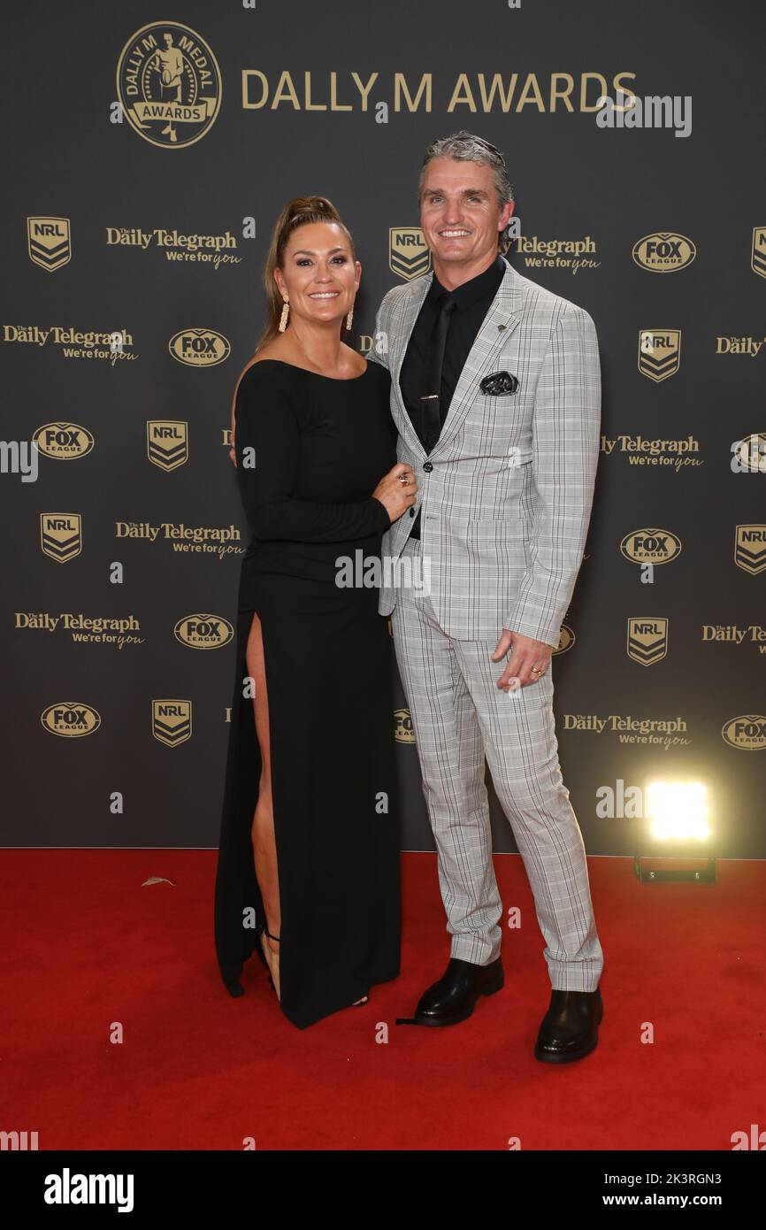 Sydney, Australia. 28th September 2022. Panthers coach Ivan Cleary and ...