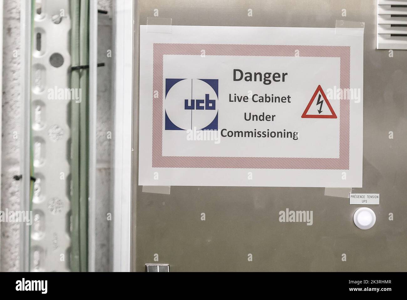 Illustration picture shows a visit to the 'Campus UCB' gene therapy ...