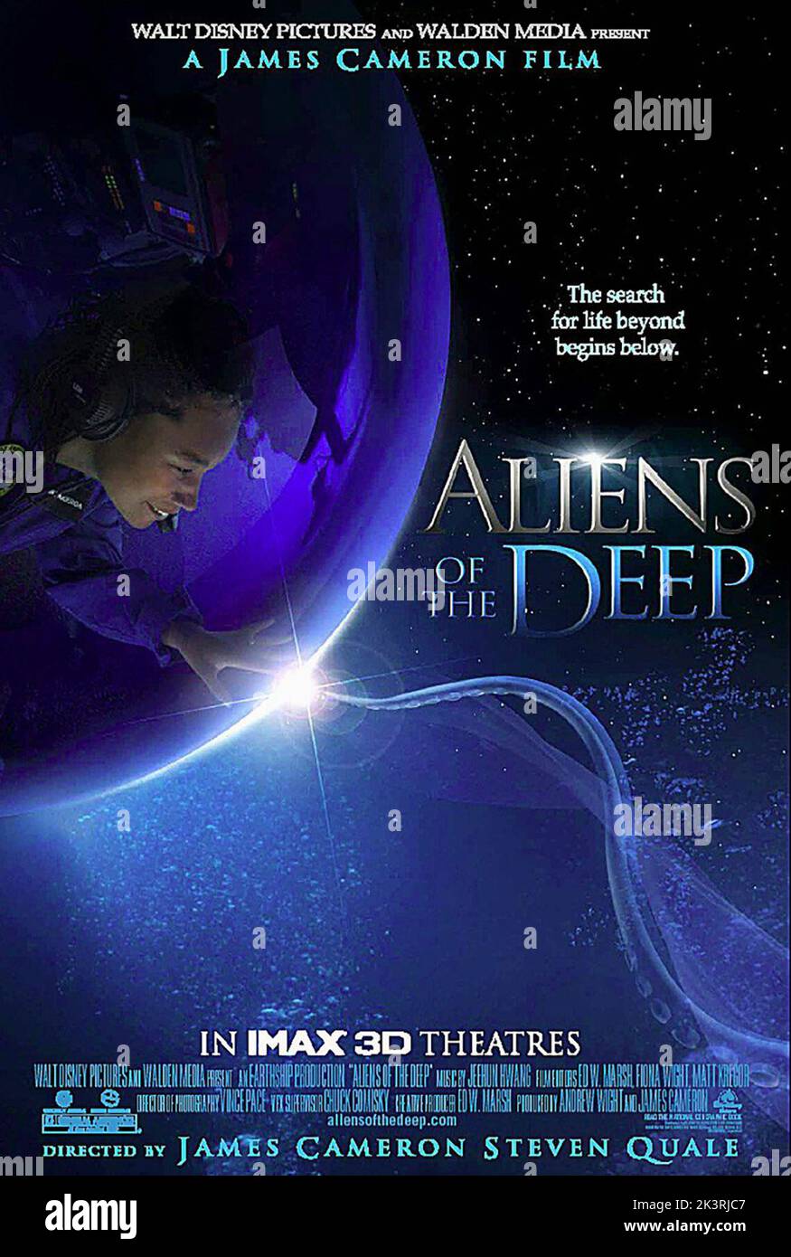Film Poster Film: Aliens Of The Deep (2005) Director: James Cameron ...